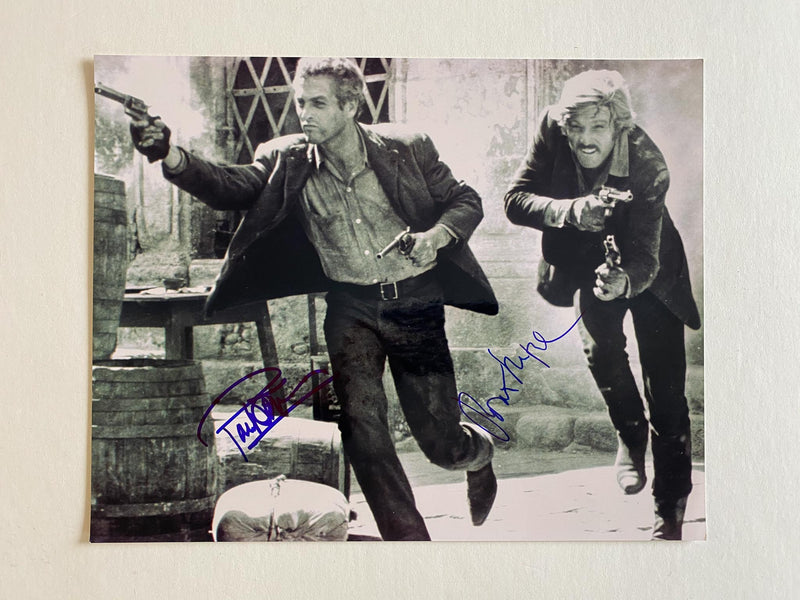 Paul Newman and Robert Redford-butch Cassidy and the Sundance Kid-sign ...